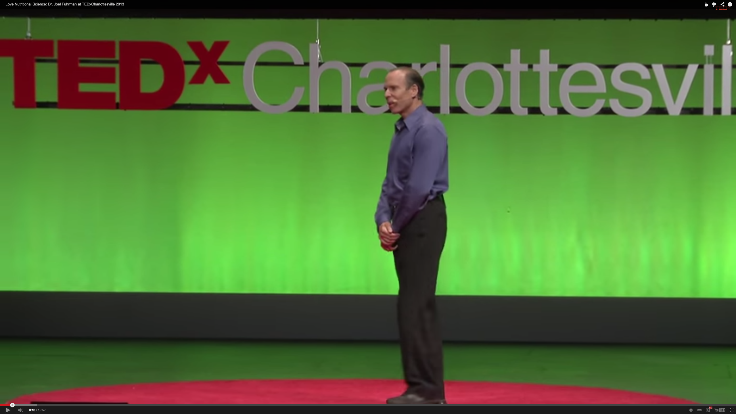 I Love Nutritional Science: Dr. Joel Fuhrman (TEDx Video) | FOOD MATTERS®