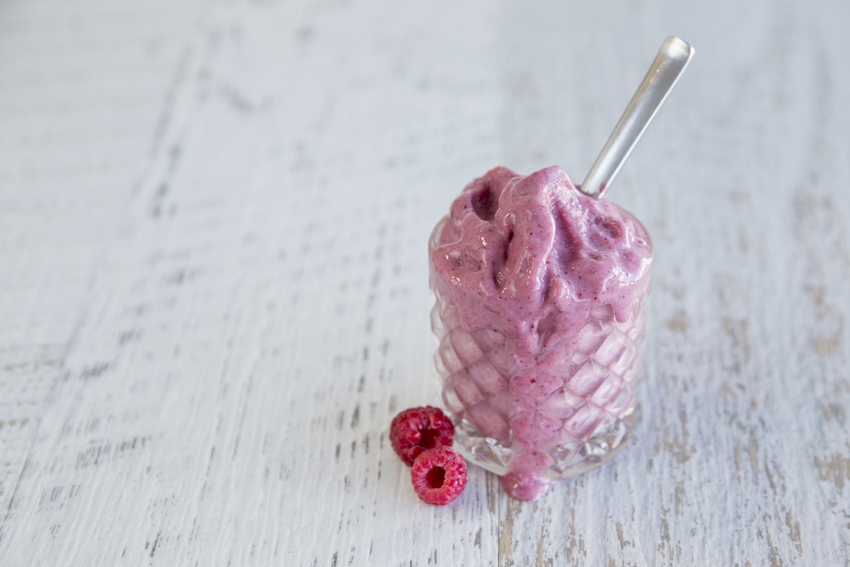 Raspberry Nice Cream | FOOD MATTERS®